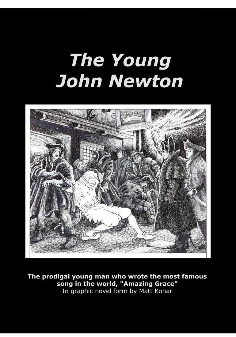 The Young John Newton Drawing by Matthew Konar | Saatchi Art