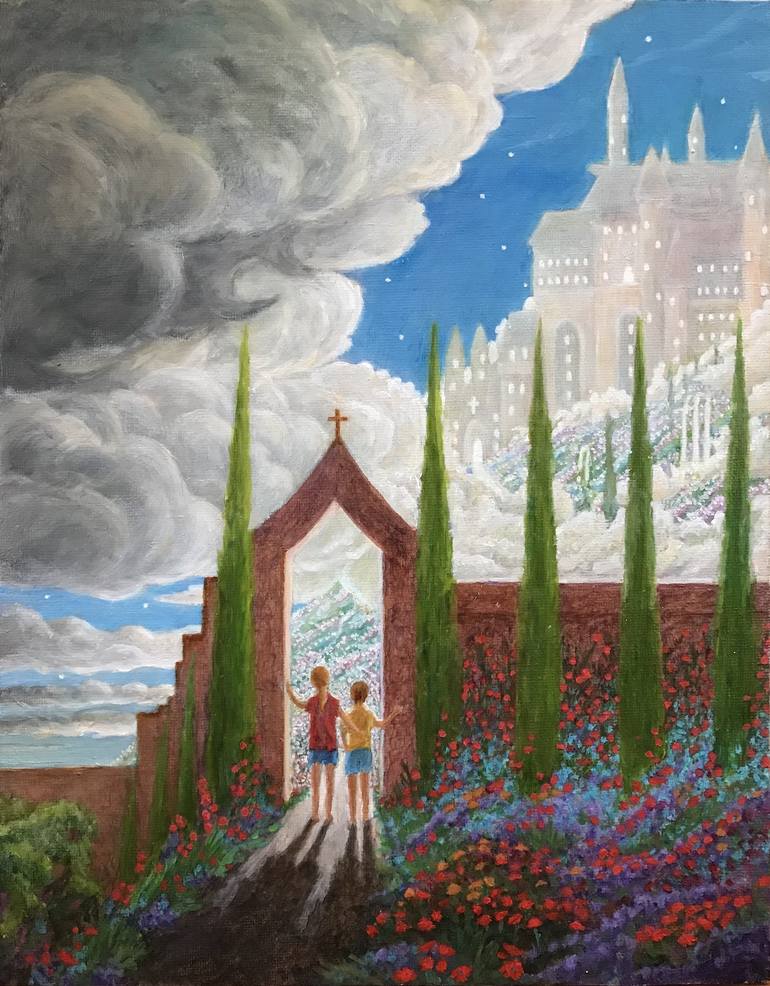 The Narrow Gate Painting by Matthew Konar | Saatchi Art