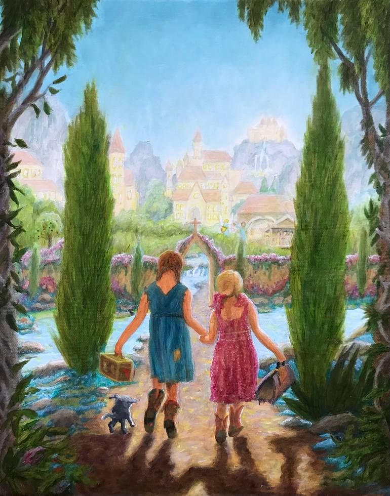 Sisters . . . Painting by Matthew Konar | Saatchi Art