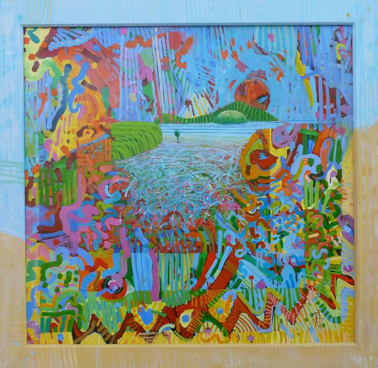 The gardeners design for the backyard (SOLD) Painting by Richard Heley ...