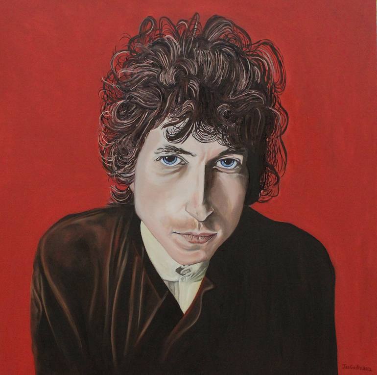 Dylan Painting by Joe Castro | Saatchi Art