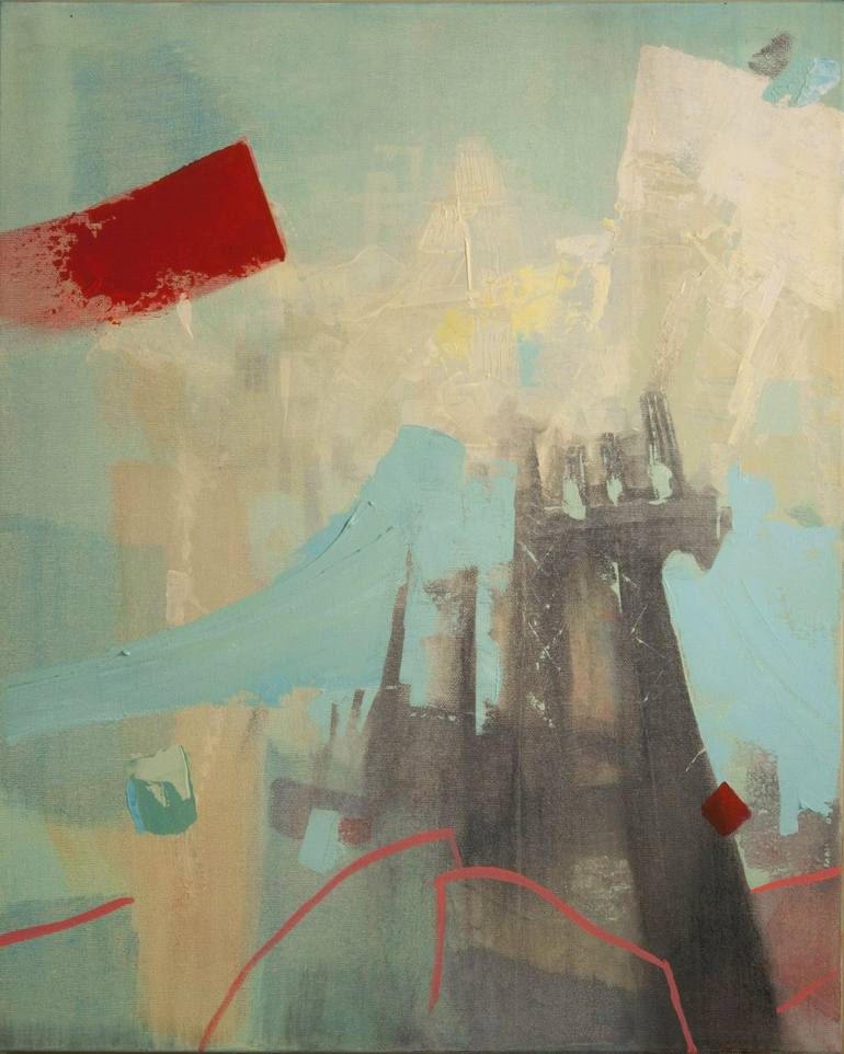 La Chute (The Falling) SOLD Painting by Elie Rocray | Saatchi Art