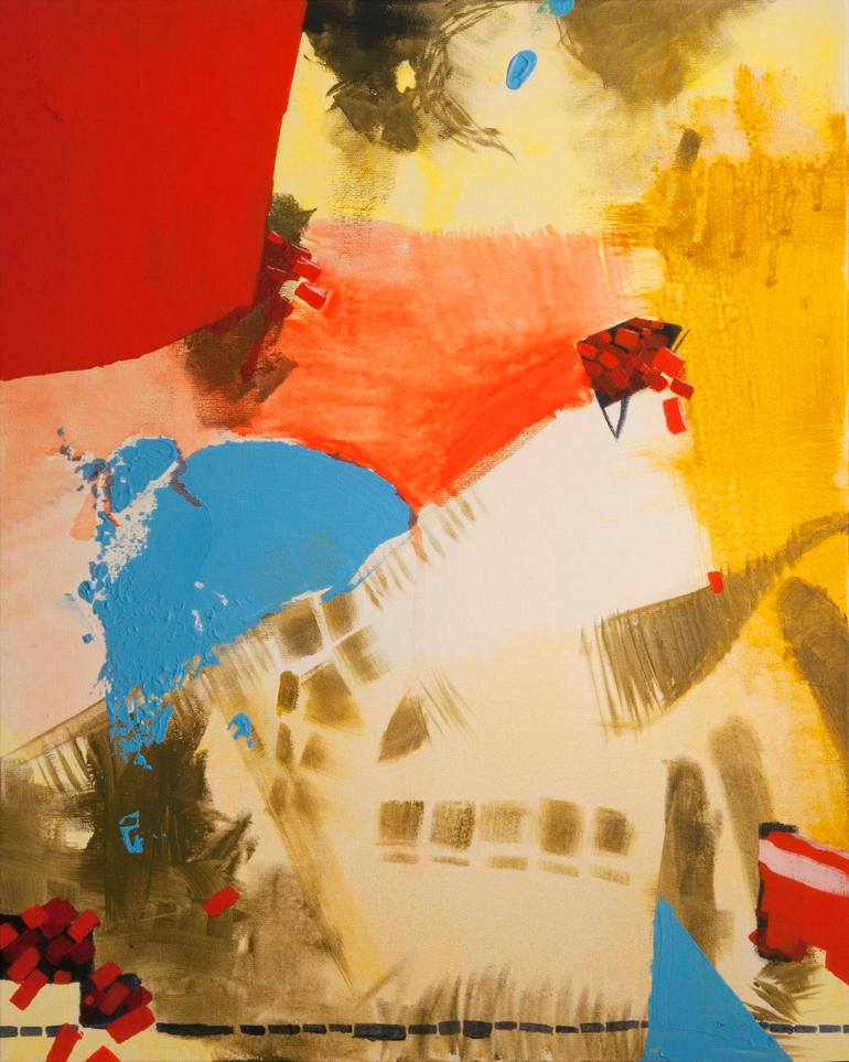 L'Effondrement (The Collapsing) Painting by Elie Rocray | Saatchi Art