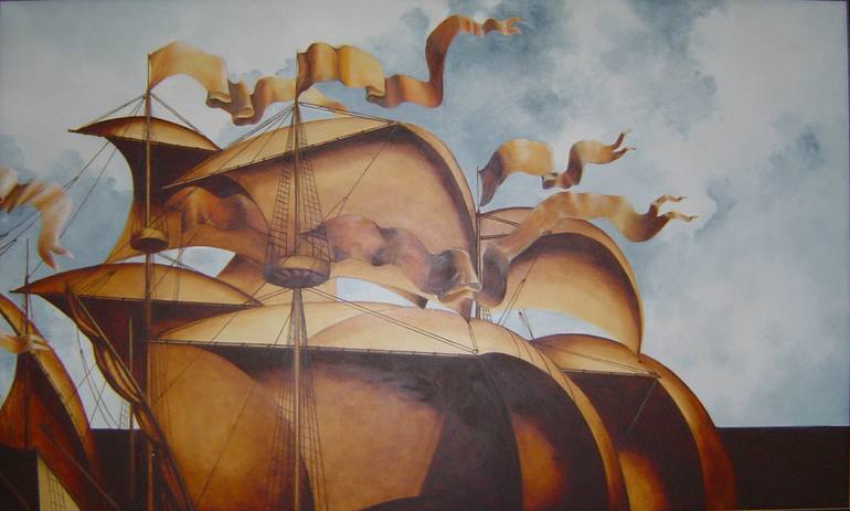 Sail Painting by Ruth Vickers | Saatchi Art