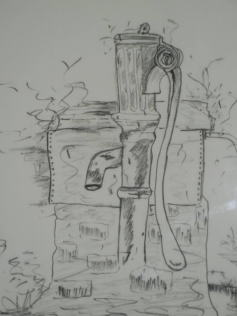 Water Drawing by Kruti Shah | Saatchi Art