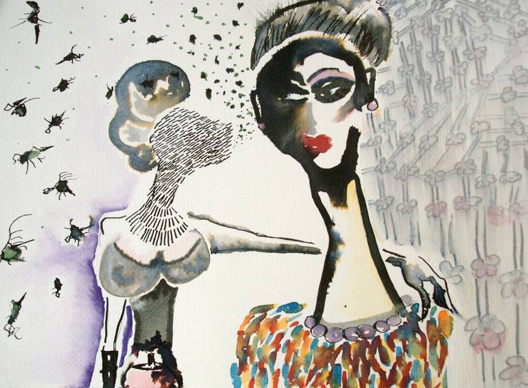 La Peste/ The Plague Painting by Fabricio Beltran | Saatchi Art