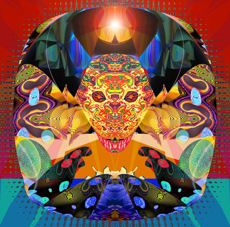 Devil and His Tea Party - Limited Edition 1 of 10 Mixed Media by Rick ...