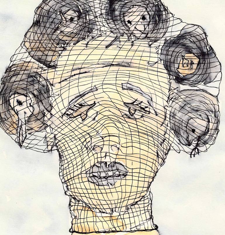 Working Class Female series (May 2015) Drawing by Karen Piddington ...