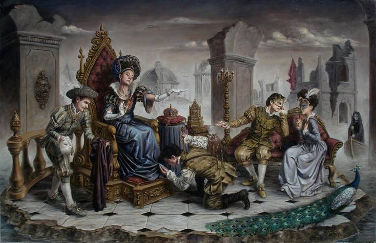 Island of Spades Painting by Jose Parra | Saatchi Art