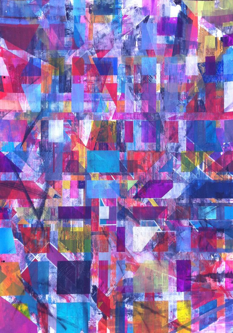 Moving angles Painting by G- Logical | Saatchi Art