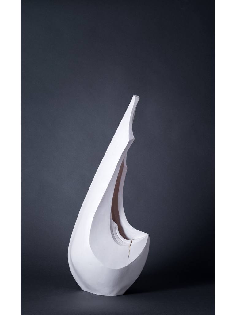 Shiro I - Modern Ceramic Sculpture Sculpture by Beverly Morrison ...