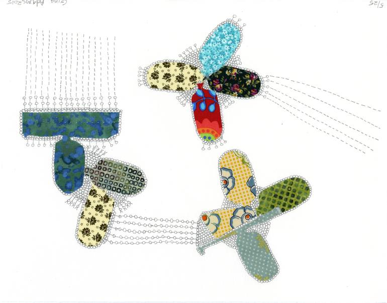 Lace Bead Anachronistic Series 5 Drawing by Gina Adams | Saatchi Art