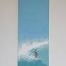 Surf dude splash Painting by Phil Bower | Saatchi Art
