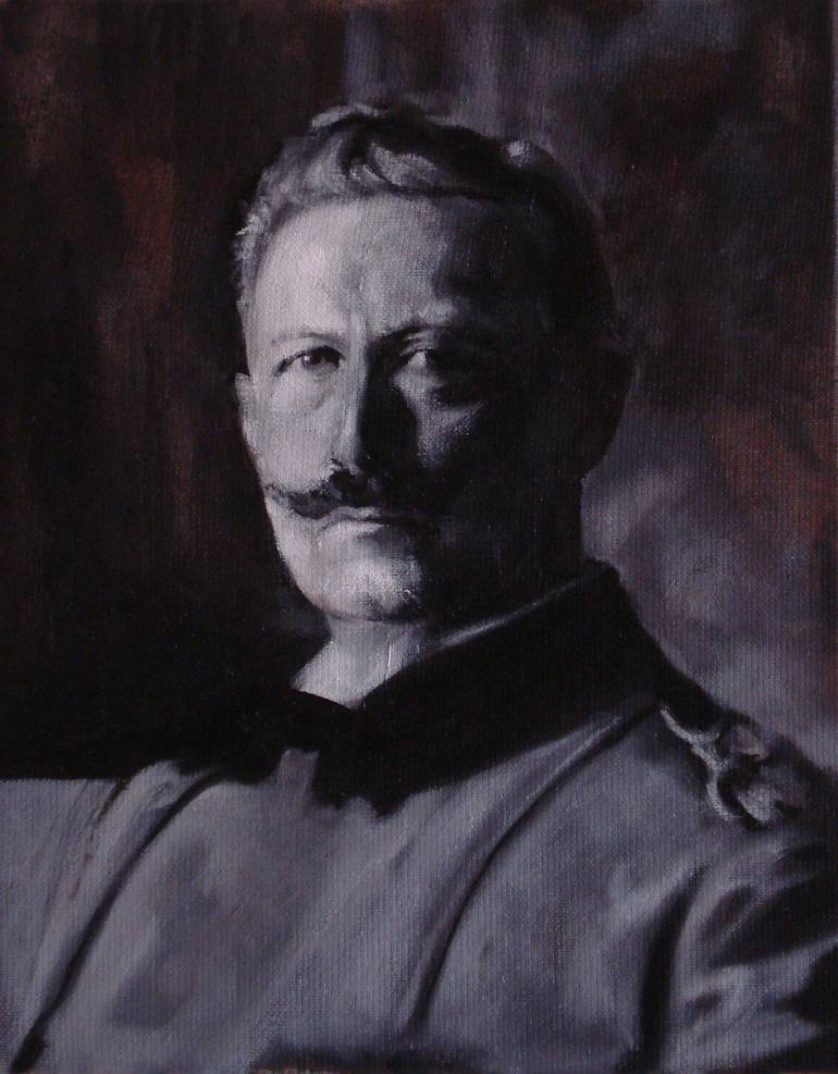 Wilhelm Portrait Painting by Jorge Ortuño | Saatchi Art