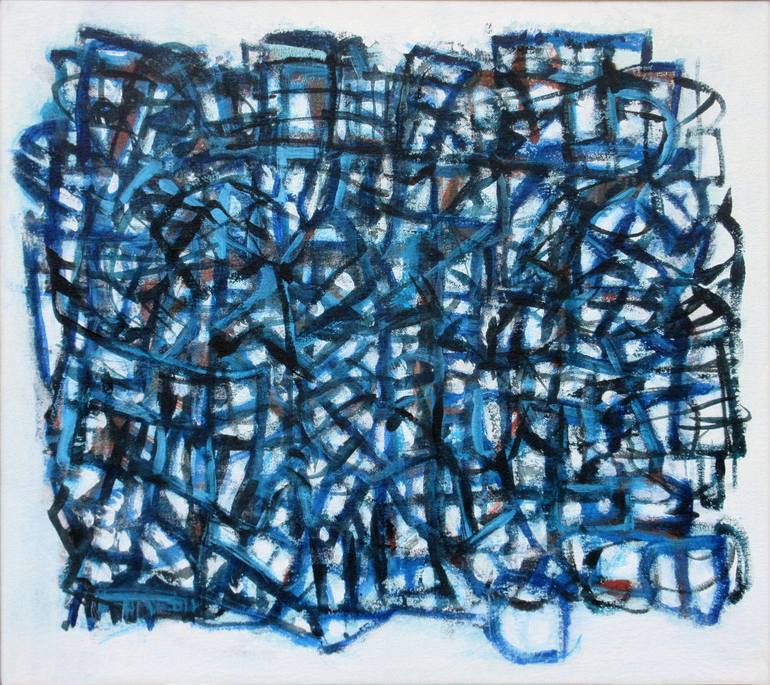 Compression painting series #24 Painting by robert petrick | Saatchi Art