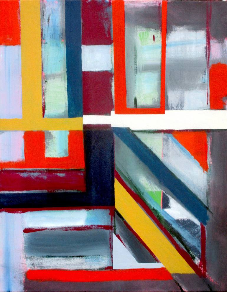 City Block Series #4 Painting by robert petrick | Saatchi Art