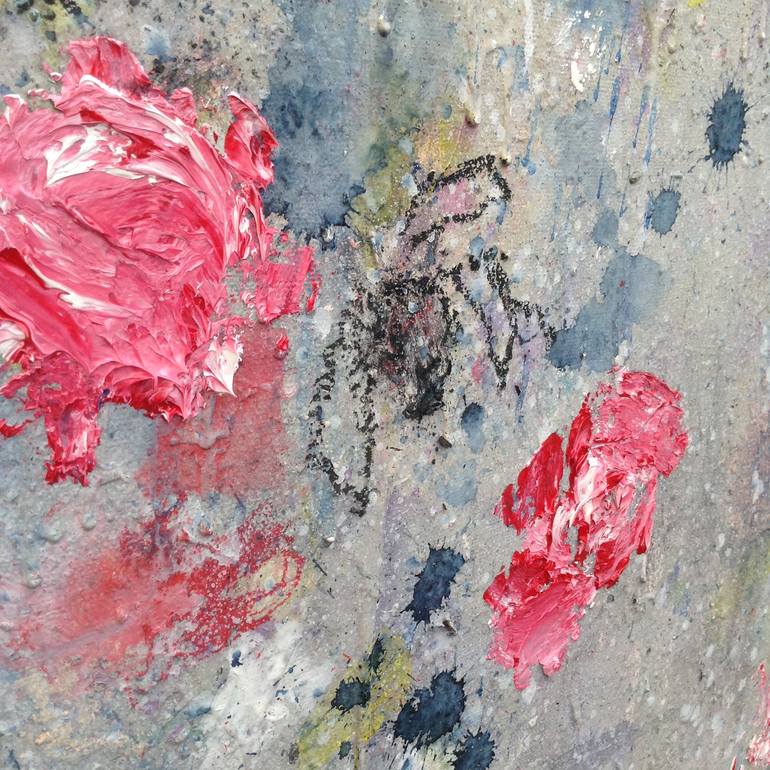 Flowerwall Painting by Dirk Riemersma | Saatchi Art