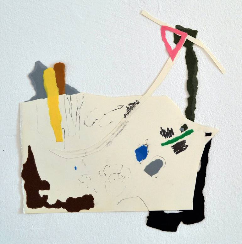 Scaffolded Gamesmanship Collage by John Dowling | Saatchi Art