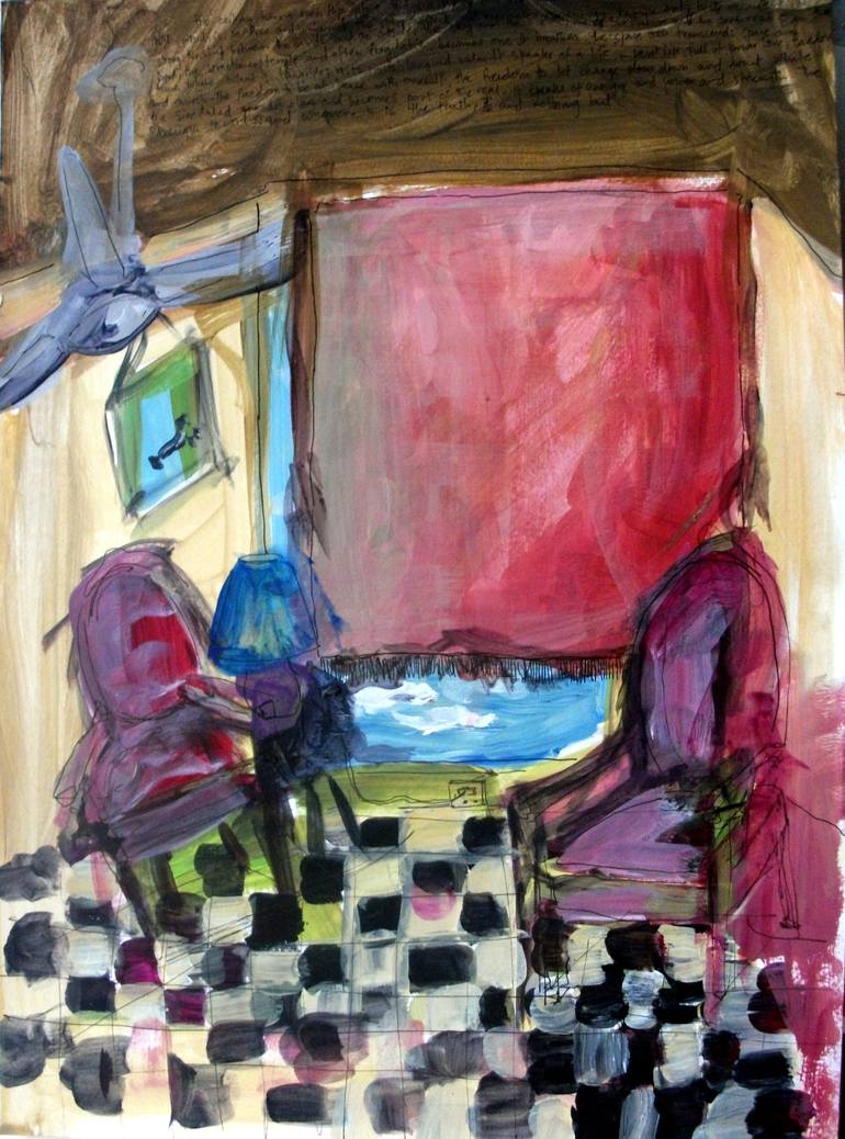 X's Room in Sky Drawing by Fariha Hassaan | Saatchi Art