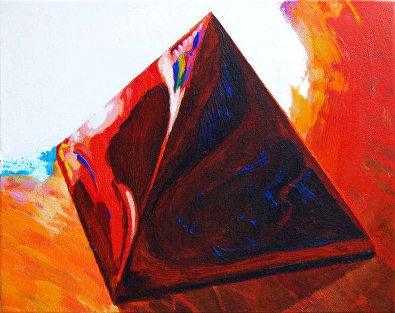Pyramid No. 14 Painting by ERIC HALL | Saatchi Art