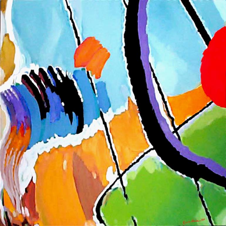 Collimation No. 27 (Trapeze 1) Painting by ERIC HALL | Saatchi Art