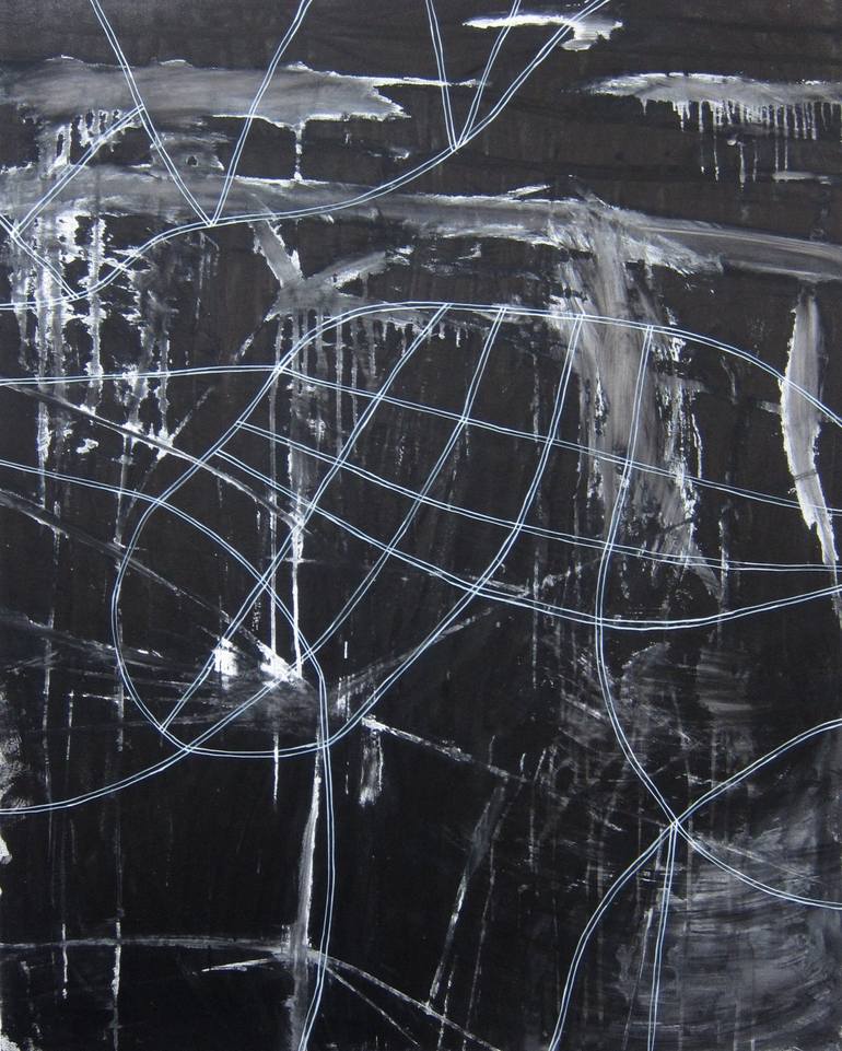 cartographic stain Painting by Colleen Flaherty | Saatchi Art