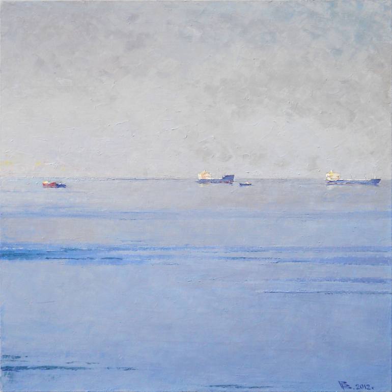 COLOURS OF THE SEA (BARWY MORZA) Painting by Viacheslav Rogin | Saatchi Art