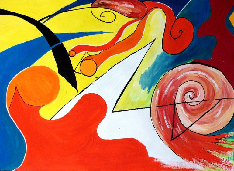 Rules of Insanity Painting by Cristina Lazar | Saatchi Art