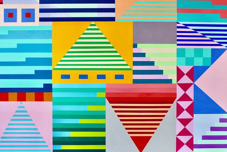 Pyramid Musette Painting by Gray Jacobik | Saatchi Art