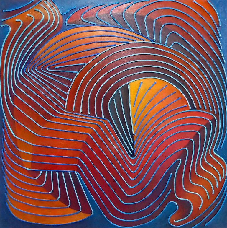 ABSTRACT - HEAVY METAL Painting by Stephen Conroy | Saatchi Art