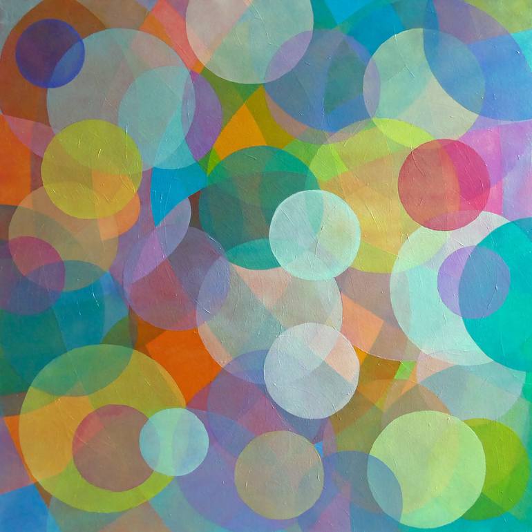 CIRCLES WITHIN CIRCLES WITHIN CIRCLES Painting by Stephen Conroy ...