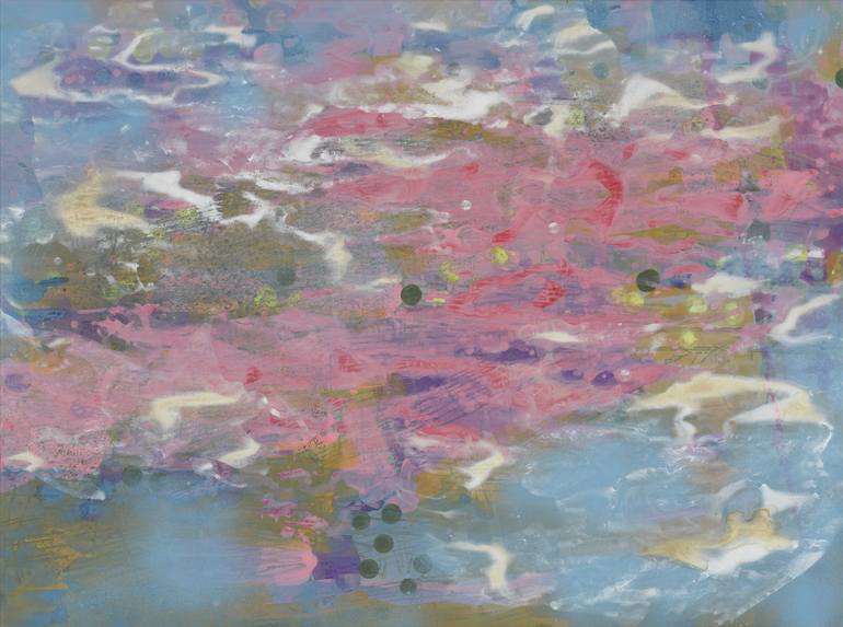 Pink Sky Painting by Hannah Stippl | Saatchi Art