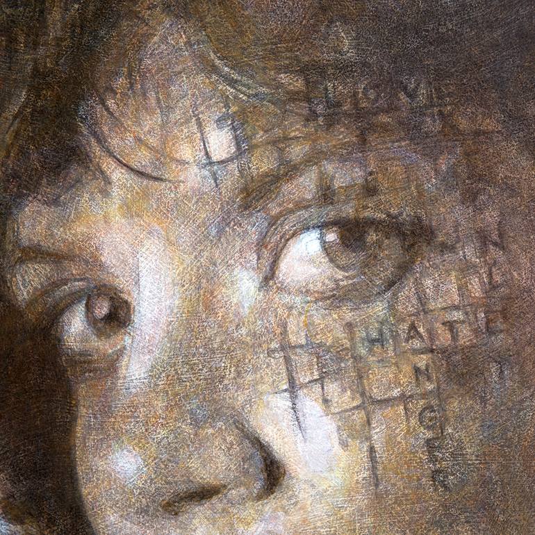 Cryptic Painting by Mike Nicoll | Saatchi Art