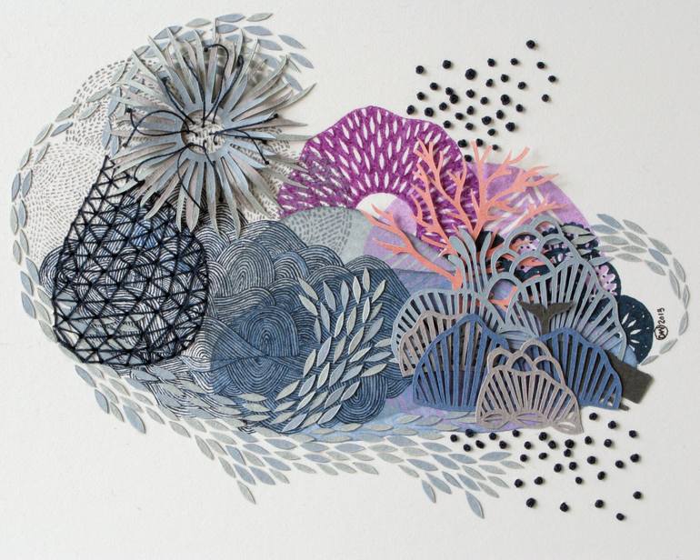 The Deep End Collage by Dani Vinokurov | Saatchi Art
