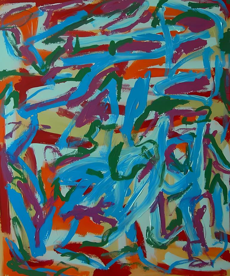 Jungle Painting by Mike Lenkowski | Saatchi Art