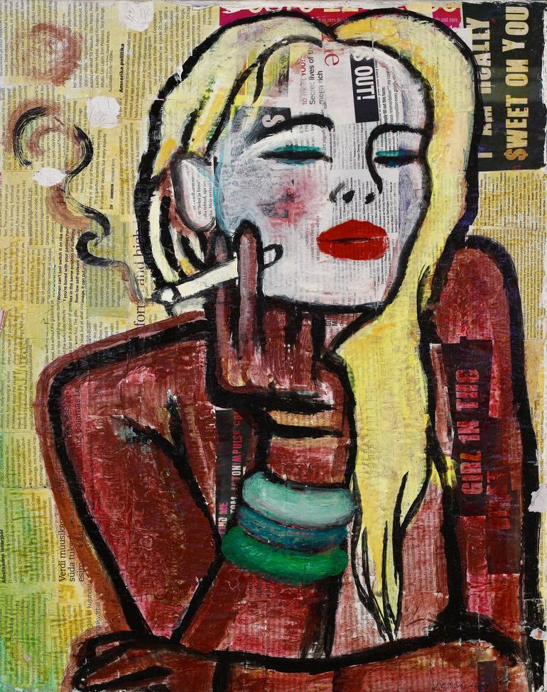 Legally Sweet Painting by Meriliis Rinne | Saatchi Art