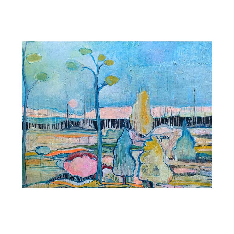 BOGLAND Painting by Meriliis Rinne | Saatchi Art