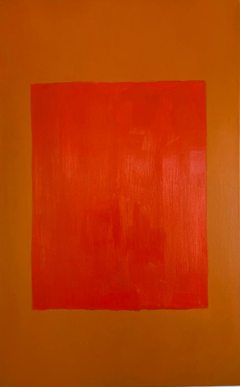 Orange Earth Painting by Frederick Fulmer | Saatchi Art