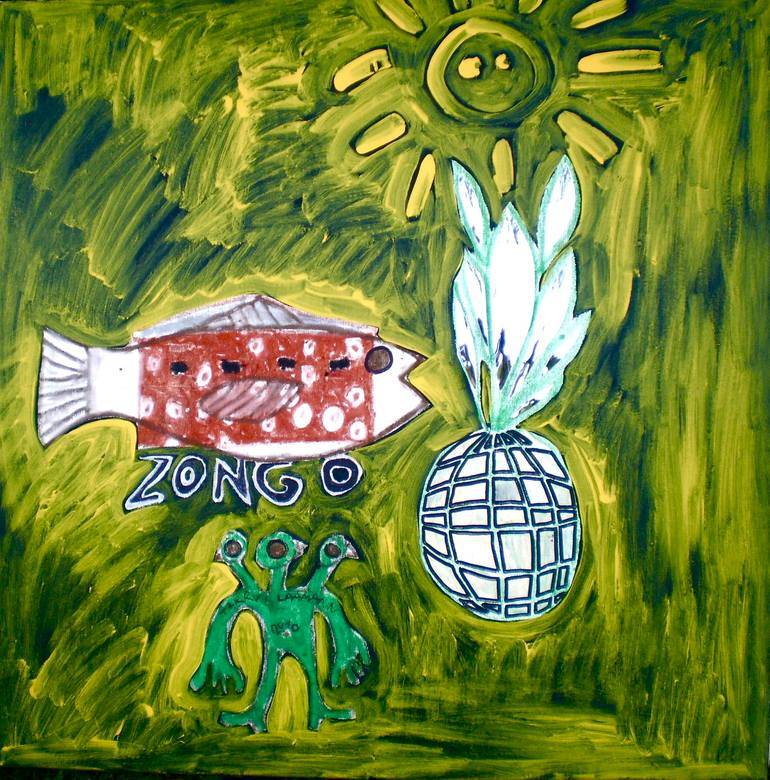 Zongo Painting by Tarrvi Laamann | Saatchi Art