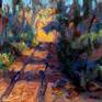Logging Trail Painting by Allen Jones | Saatchi Art