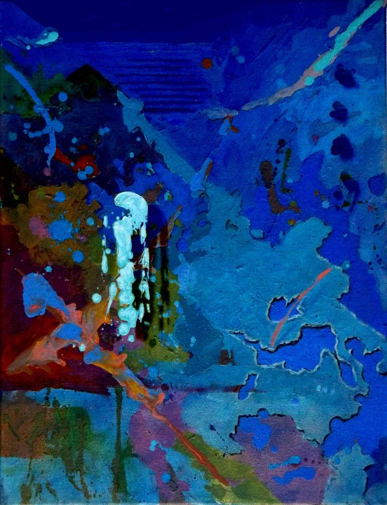 Cerulean Dream Painting by Allen Jones | Saatchi Art