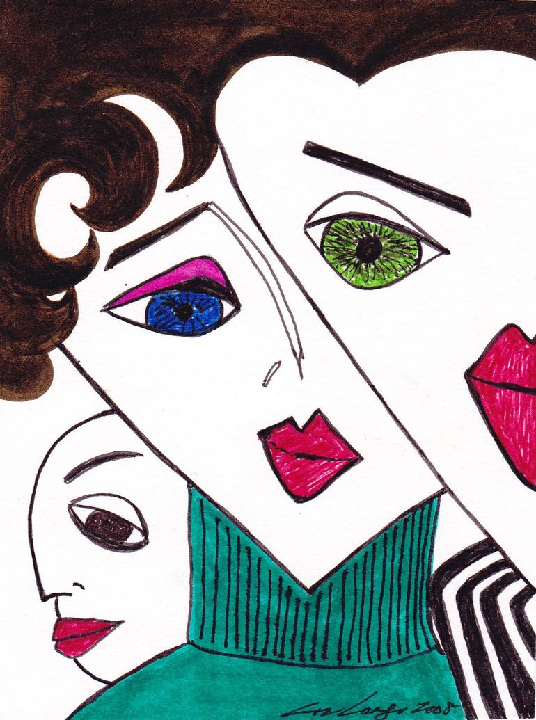 Audience No. 1 Drawing by Liz Longo | Saatchi Art