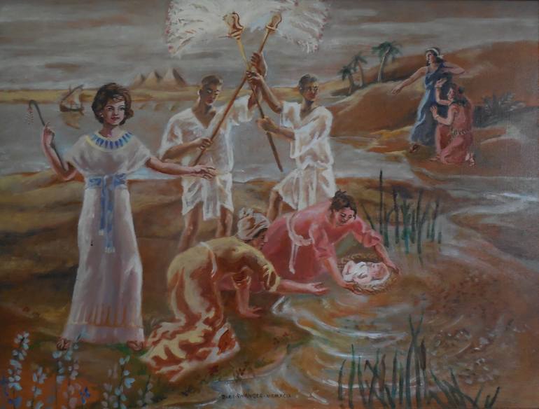 The Finding of Moses with Jackie as the Daughter of the Pharoah ...