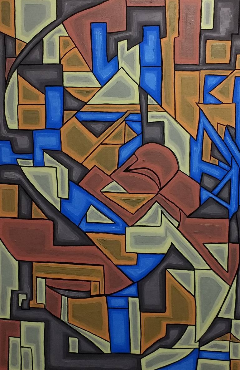 Synthetic Evolution - Set 3 - Composition 2 Painting by Matt O'Donovan ...