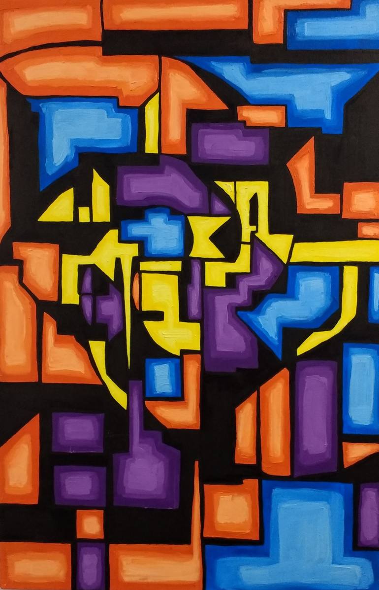 Synthetic Evolution - Set 2 - Composition 3 Painting by Matt O'Donovan ...