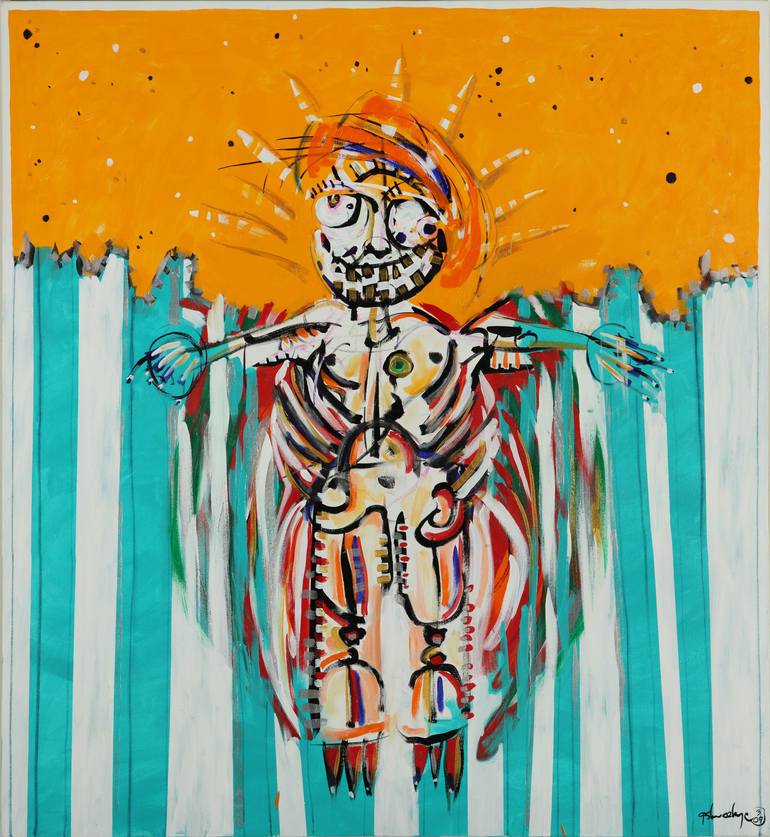 Mohammed Bonso Released Painting by Greg Husebye | Saatchi Art