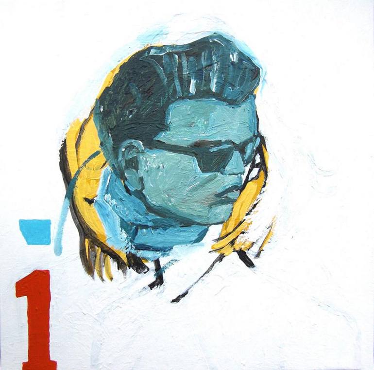 Number One Painting by Joanna Glazer | Saatchi Art