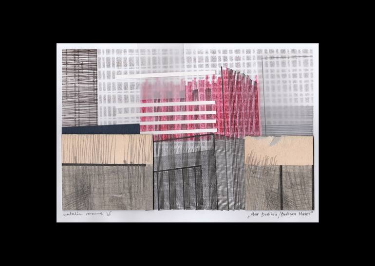 Berliner Mauer / Deconstructing Berlin series Drawing by Natalia Rozmus ...