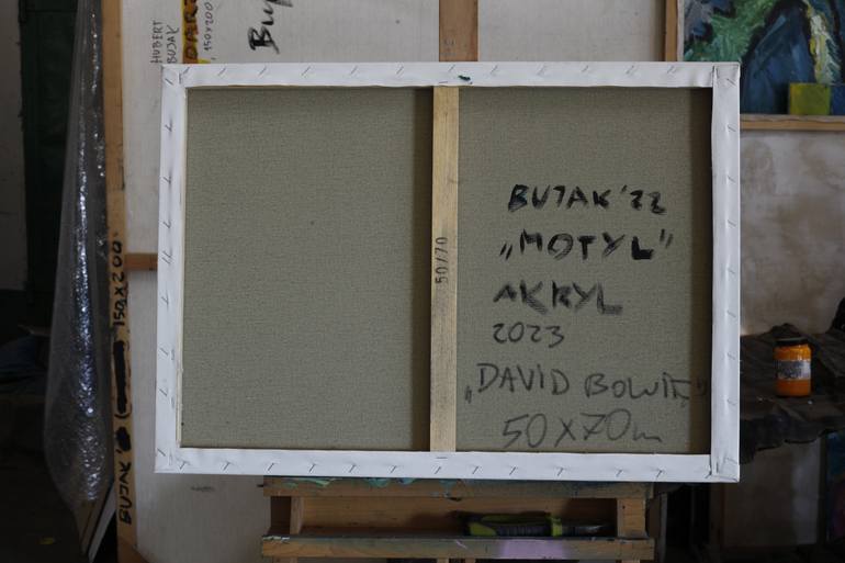 Butterfly - David Bowie Painting by Hubert Bujak | Saatchi Art