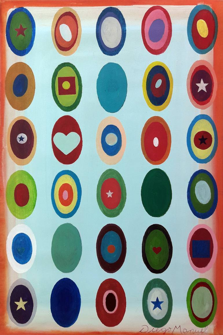 Composition Number 18 Painting by Diego Manuel Rodriguez | Saatchi Art